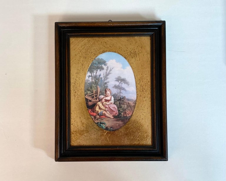 Victorian Style Vintage Wall Panels in Wooden Frame, Seasons, Italy For ...