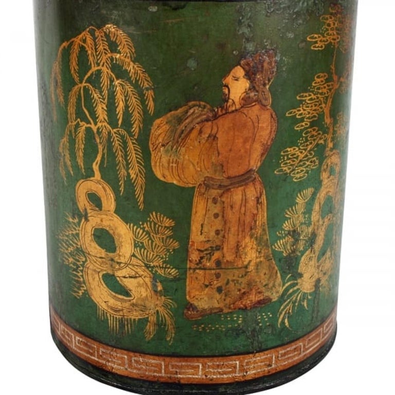 Victorian Tea Tin Lamp, 19th Century For Sale at 1stDibs