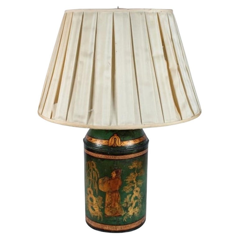Victorian Tea Tin Lamp, 19th Century For Sale at 1stDibs