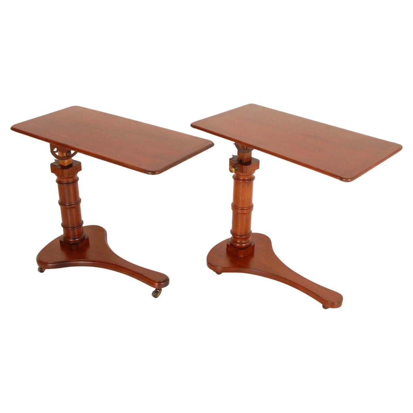 19th Century Victorian Mahogany Reading Table at 1stDibs
