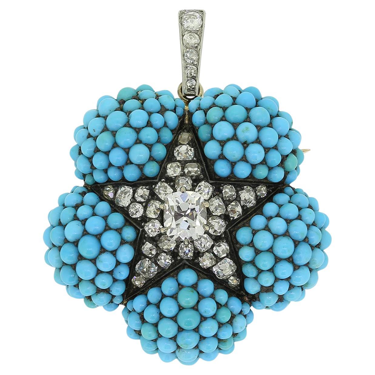 Antique Turquoise Brooches - 364 For Sale at 1stDibs | turquoise brooch ...