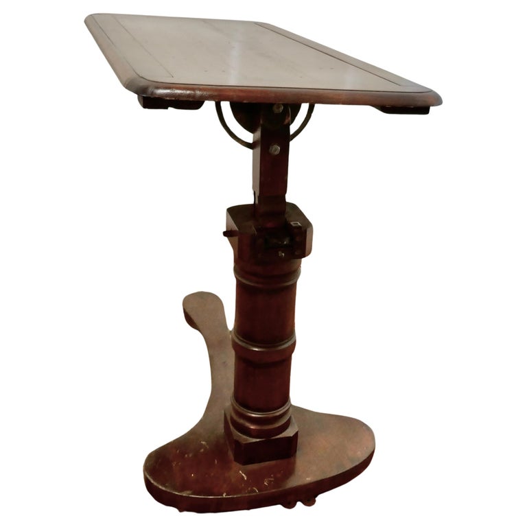 Victorian Walnut, Reading Stand Over Bed Table, Tray Table For Sale at ...