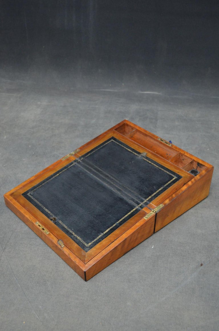 Victorian Walnut Writing Slope at 1stDibs