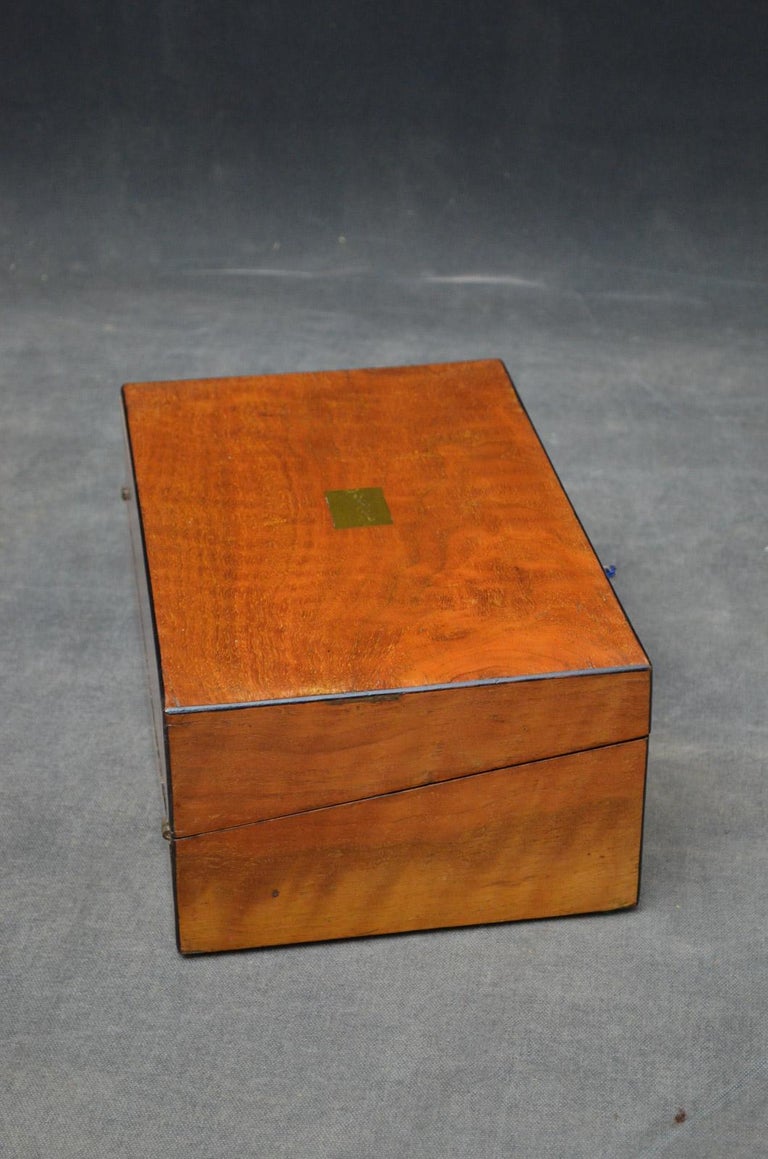 Victorian Walnut Writing Slope at 1stDibs