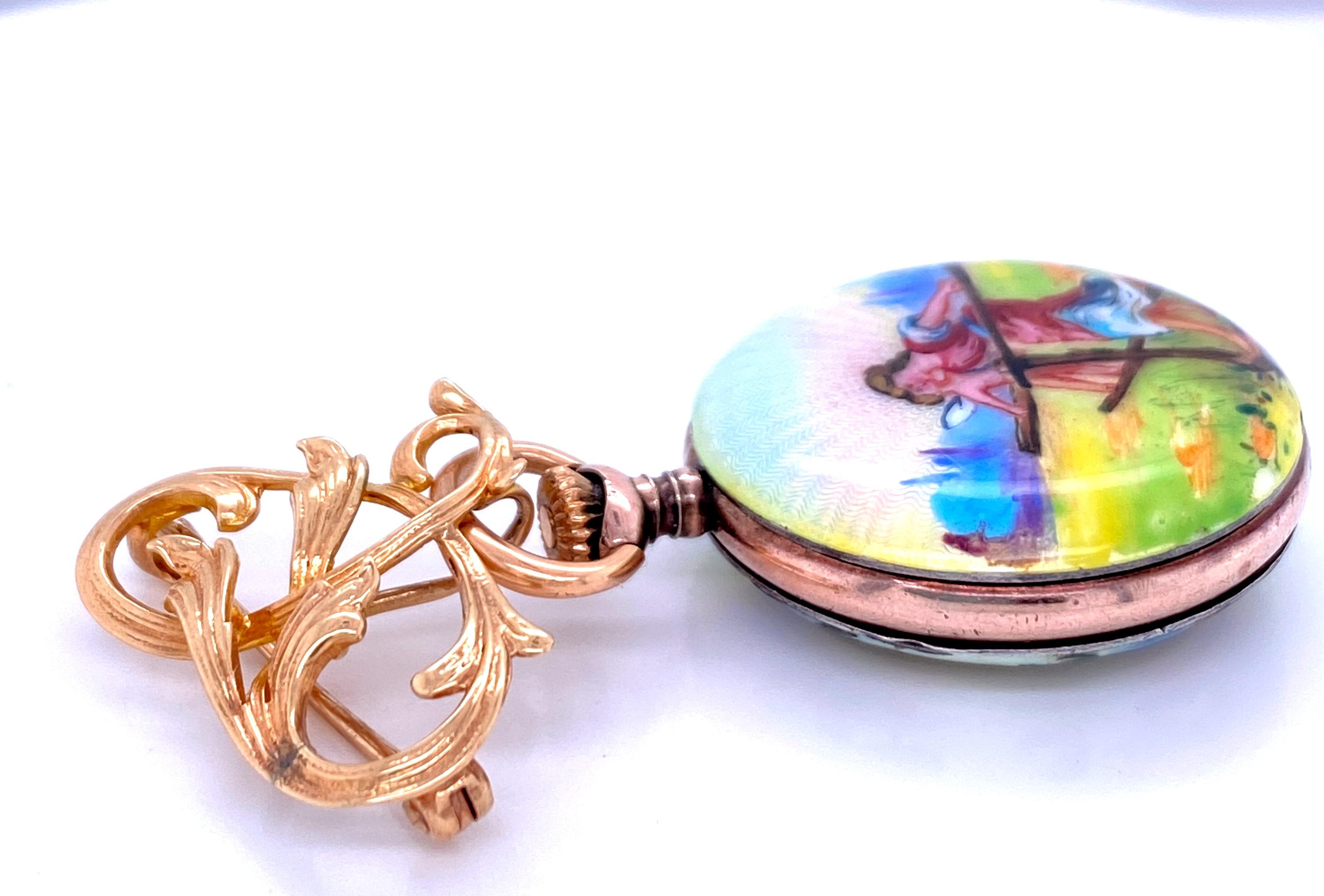 Victorian Watch Pin at 1stDibs | pocket watch pin
