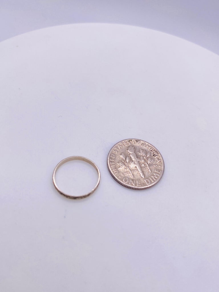 Victorian White Gold Baby Band Ring For Sale at 1stDibs