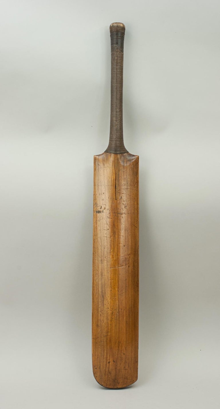 Victorian Willow Cricket Bat by Cobbett at 1stDibs