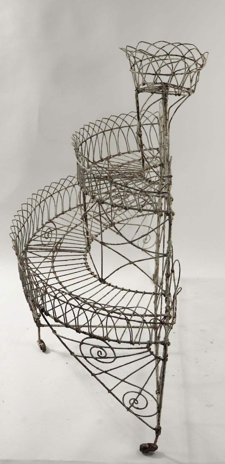 Victorian Wire Plant Stand at 1stDibs