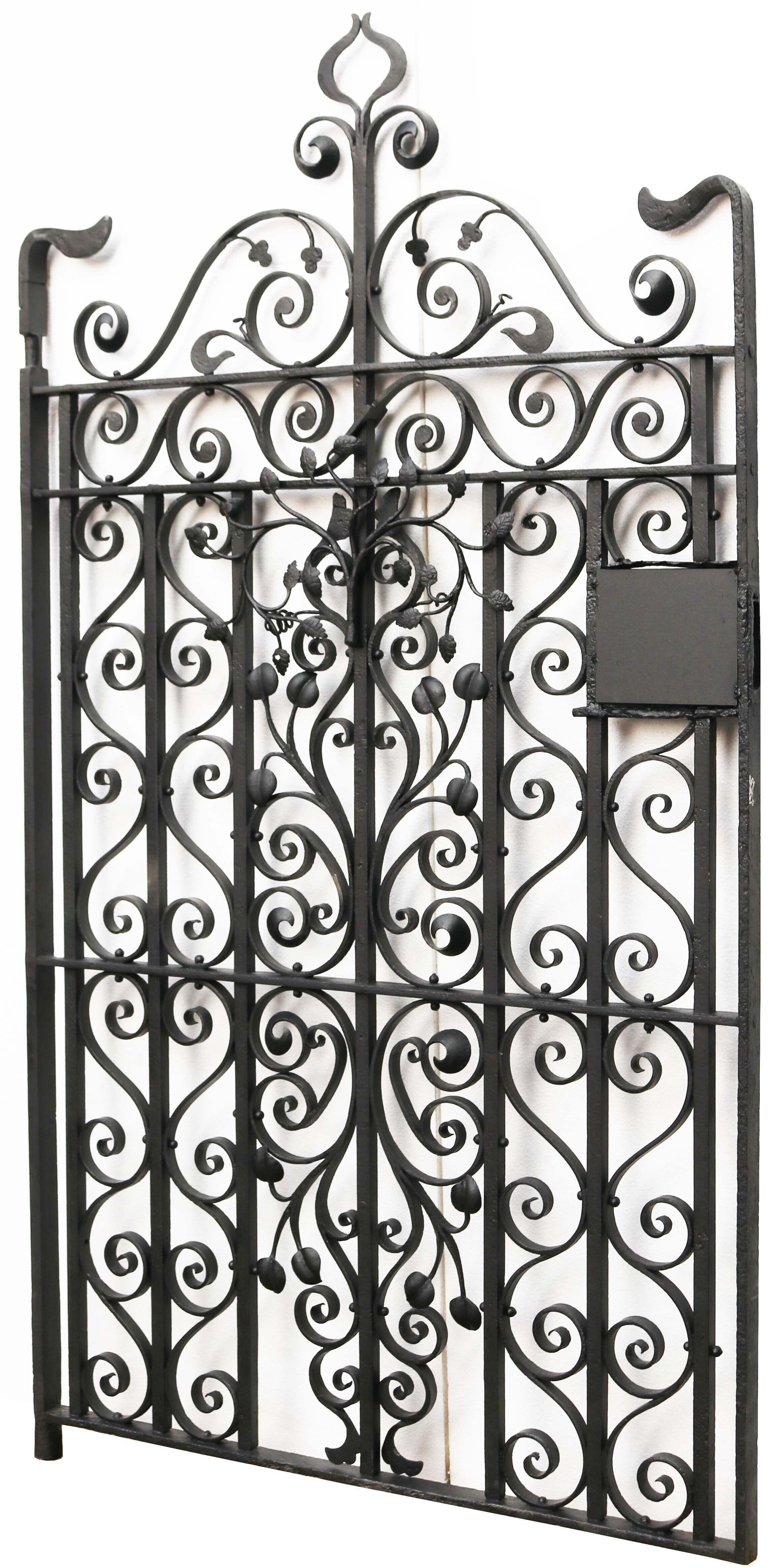 Victorian Wrought Iron Garden Gate at 1stDibs | garden gates metal ...