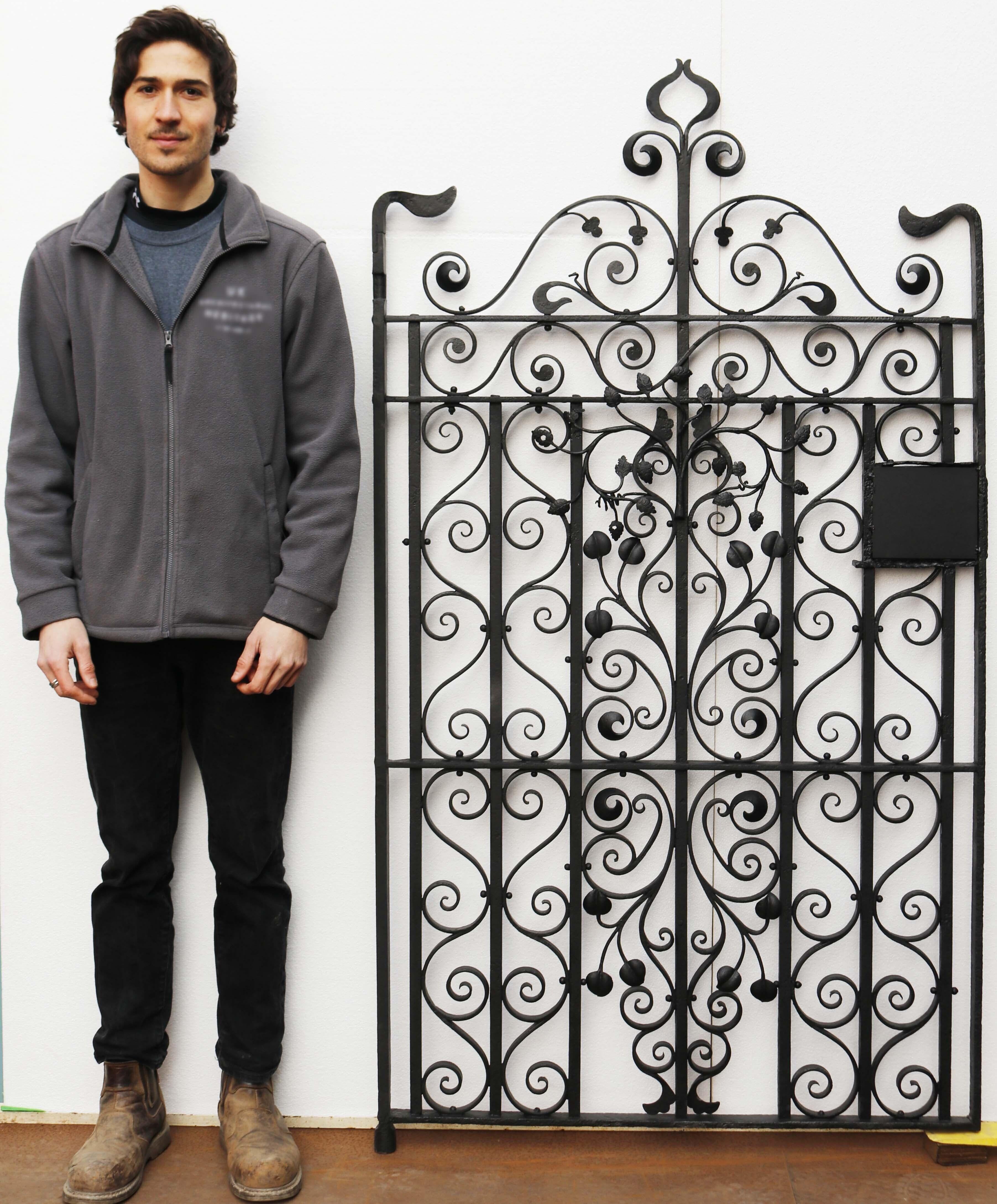 Victorian Wrought Iron Garden Gate at 1stDibs | garden gates metal ...