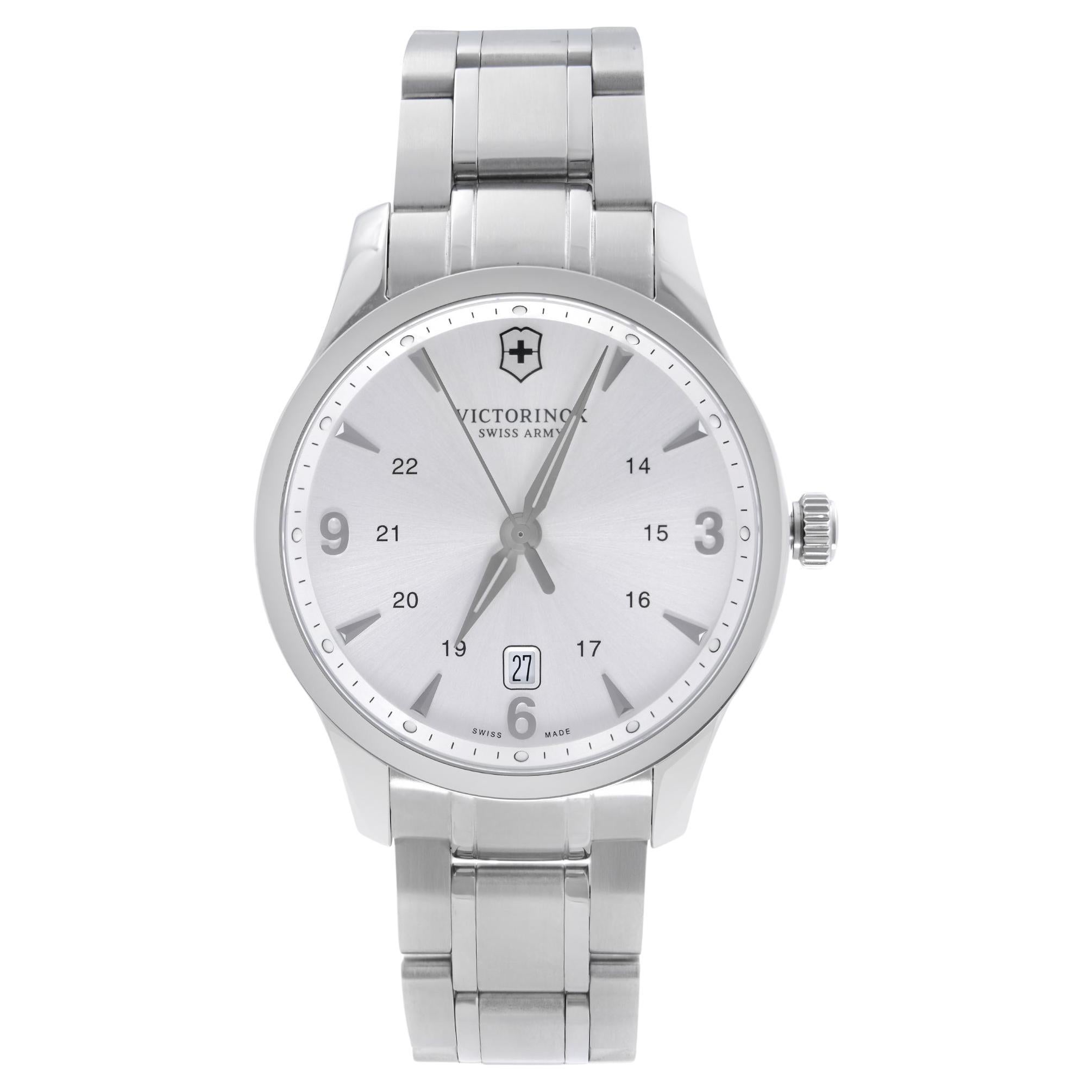Victorinox Swiss Army Alliance Steel Silver Dial Ladies Quartz Watch ...