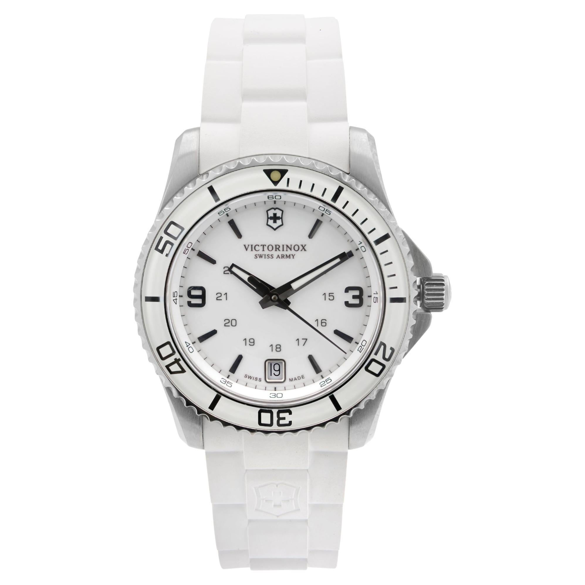 Victorinox Swiss Army Alliance Steel Silver Dial Ladies Quartz Watch ...