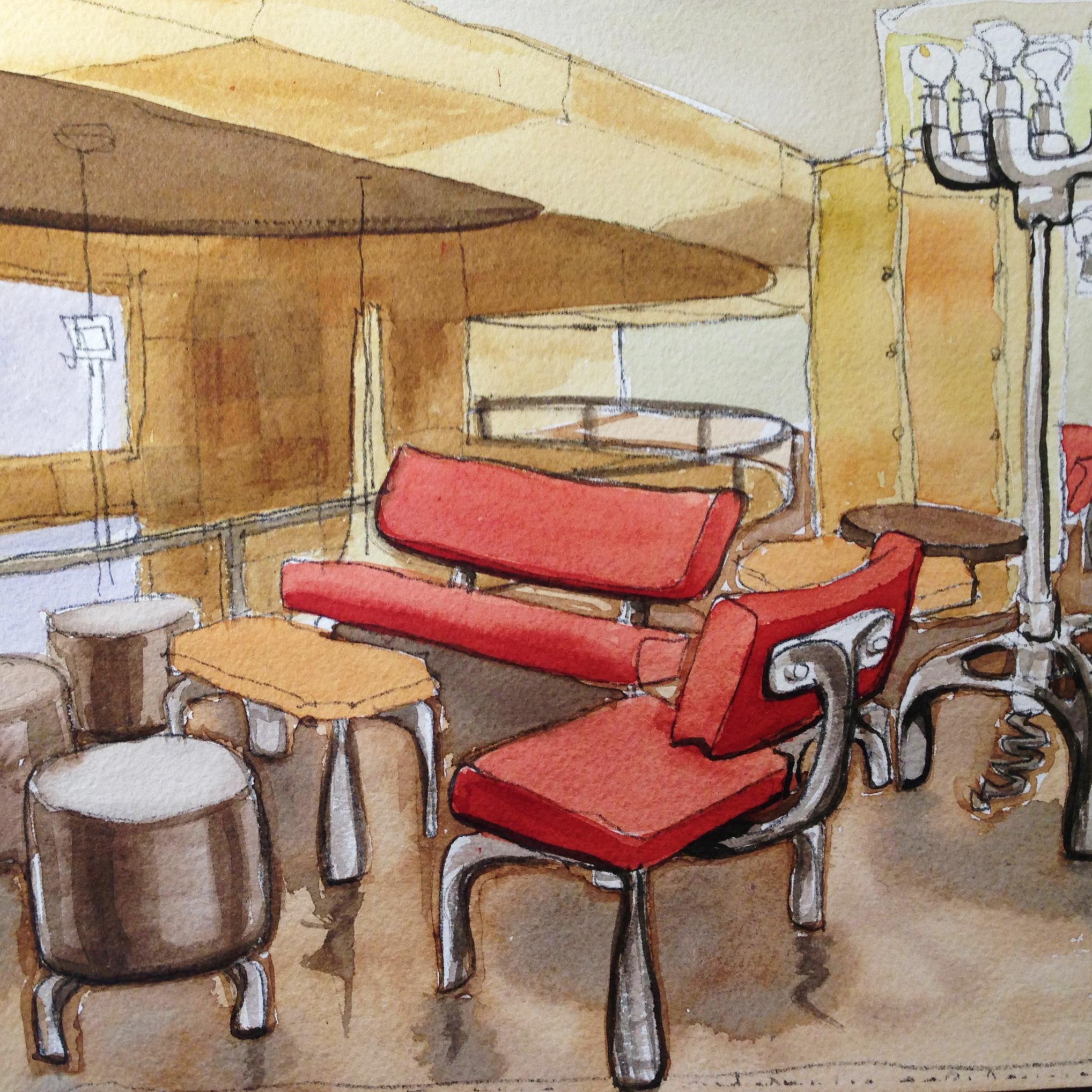 Victory Lounge Chair, Leather and Patinated Cast Aluminum, Jordan Mozer ...