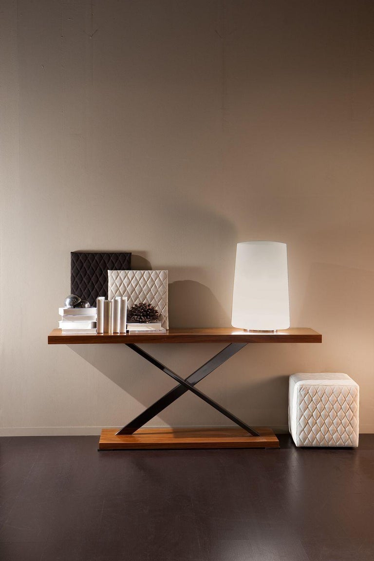 Victura Console Table Made in Italy of Palisades Solid Wood by ...