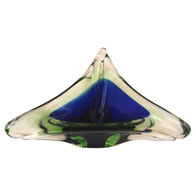 Vide-Poche Decorative Object Murano Glass Sommerso Midcentury Italy ...