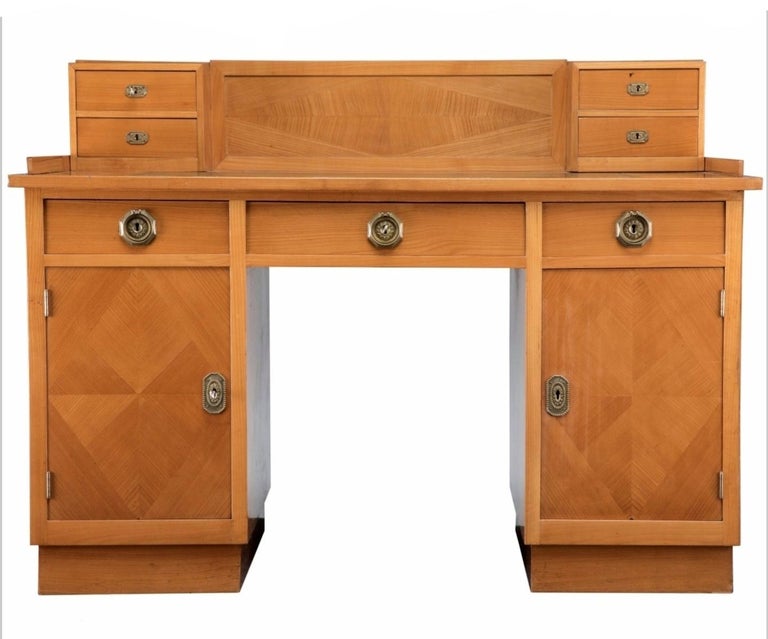 Vienna Art Deco Josef Hoffman Manner Eight-Piece Salon Suite Set For ...