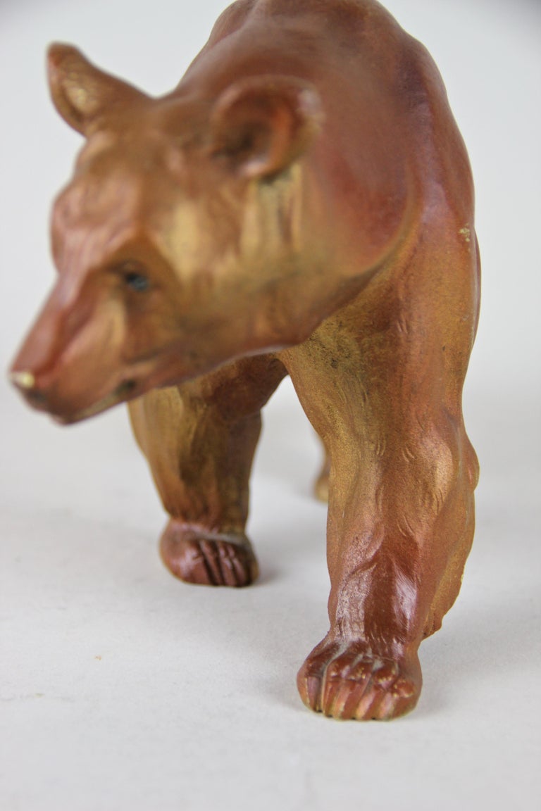 Vienna Bronze Bear Sculpture Solid Bronze, Vienna, 1910 at 1stDibs