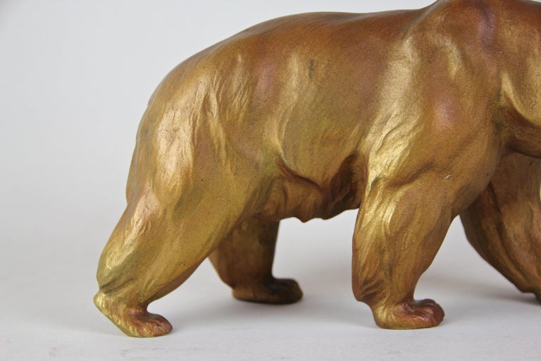Vienna Bronze Bear Sculpture Solid Bronze, Vienna, 1910 at 1stDibs