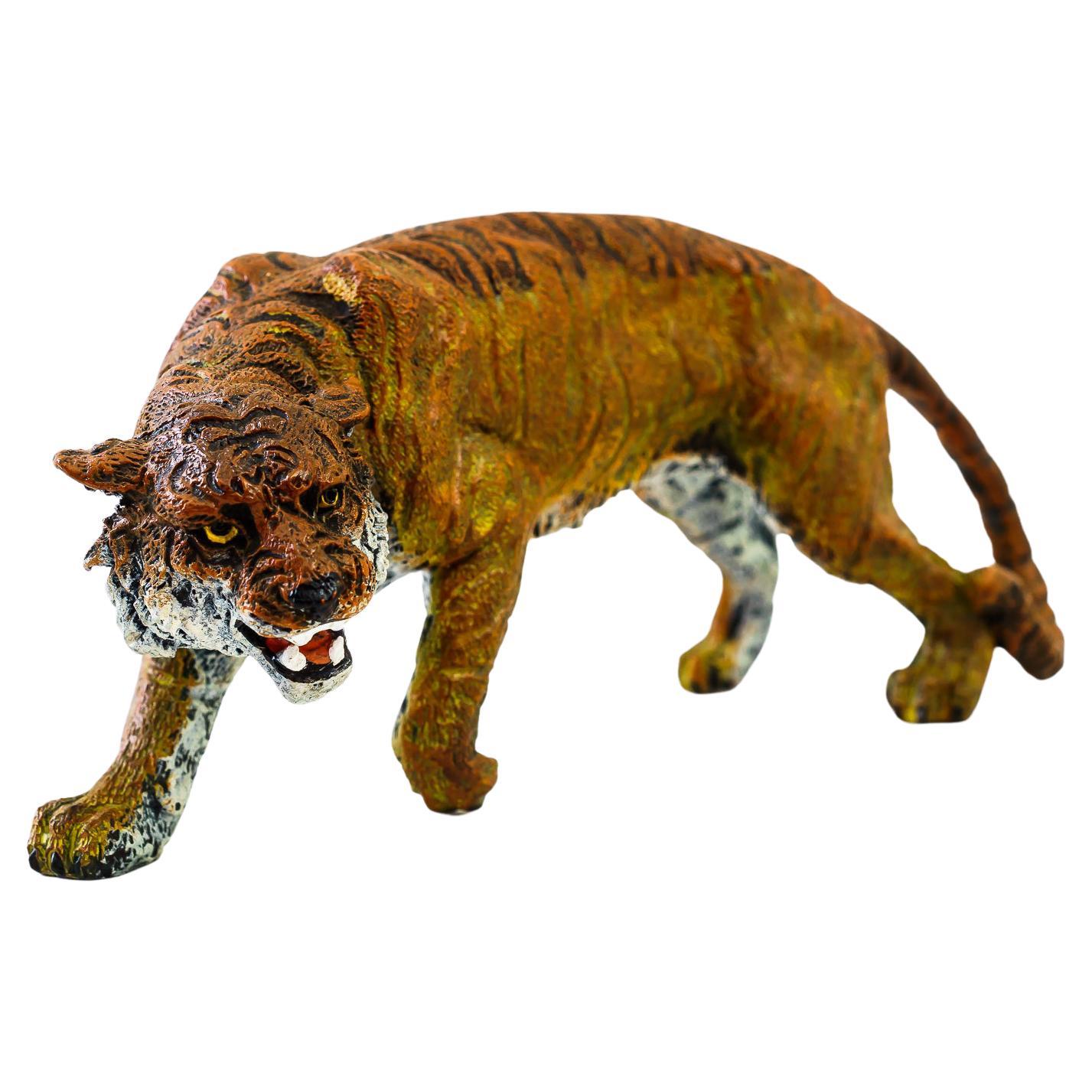 Small Vienna Bronze Figure of a Small Lion, Franz Bergmann 'Marked on ...