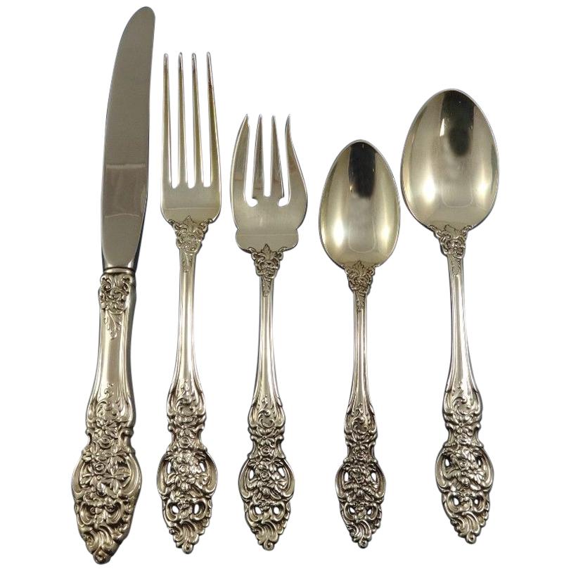 Vienna by Reed and Barton Sterling Silver Flatware Set for 12 Service ...
