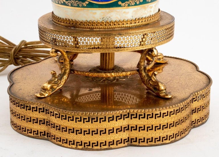 Vienna Manner Monumental Porcelain Table Lamp For Sale at 1stDibs