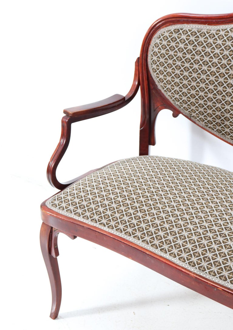 Vienna Secession Bench or Settee by Jacob and Josef Kohn, 1900s For ...