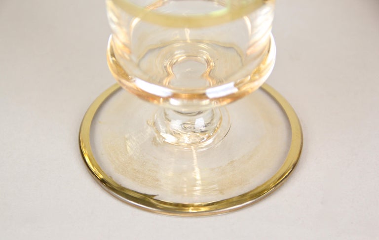 Vienna Secession Gilt Glasses Set of Four Art Nouveau, Austria, circa ...