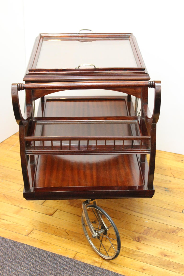Viennese Art Nouveau Serving Cart at 1stDibs