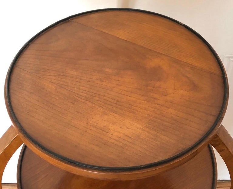 Viennese Biedermeier Étagère / Round Collection Display Table For Sale ...