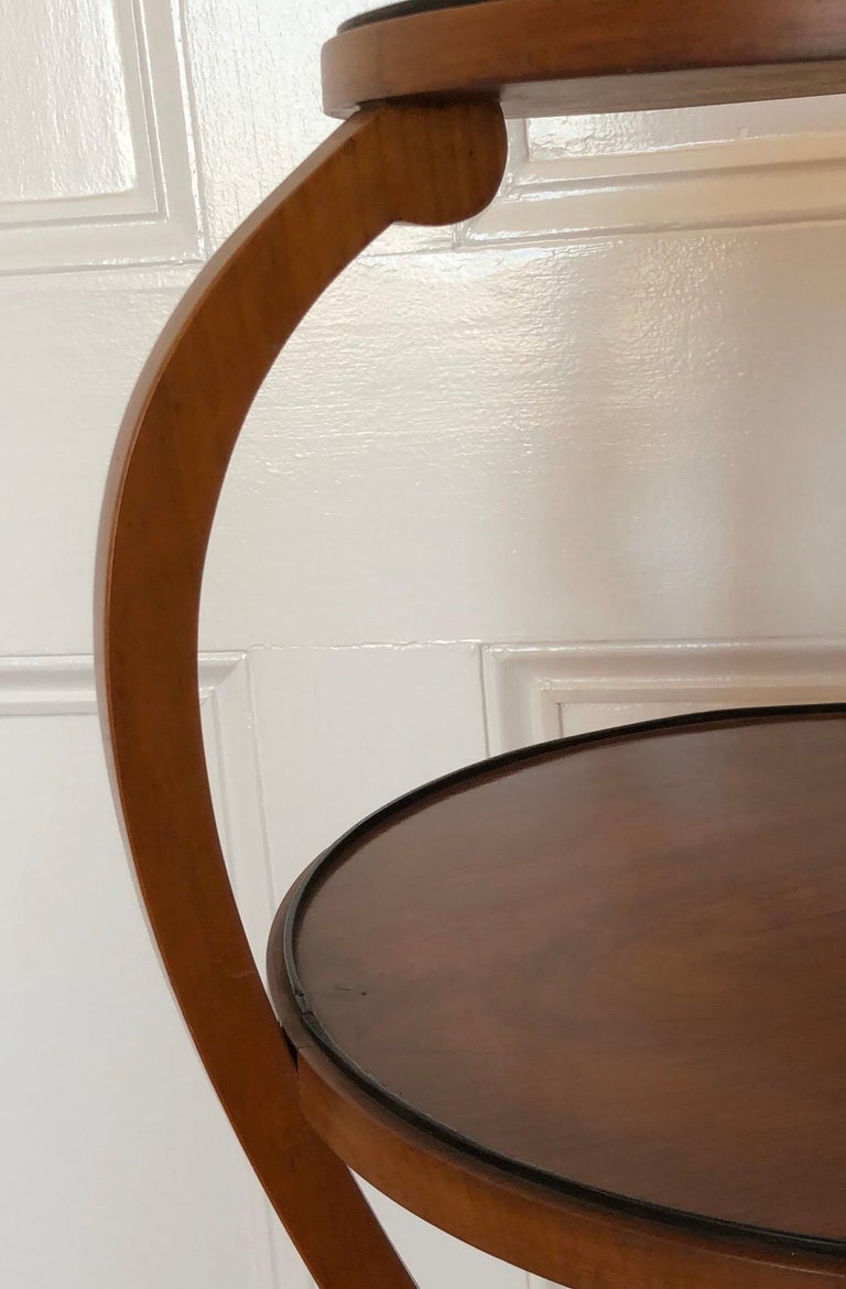 Viennese Biedermeier Étagère / Round Collection Display Table For Sale ...