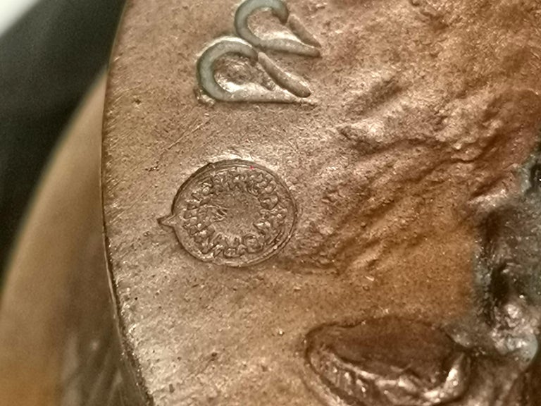 Viennese Bronze, Butterfly Dancer on Marble Base, by Richard Thuss ...