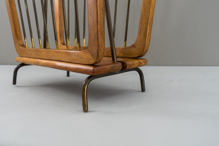 Viennese Magazine Rack, circa 1950s For Sale at 1stDibs