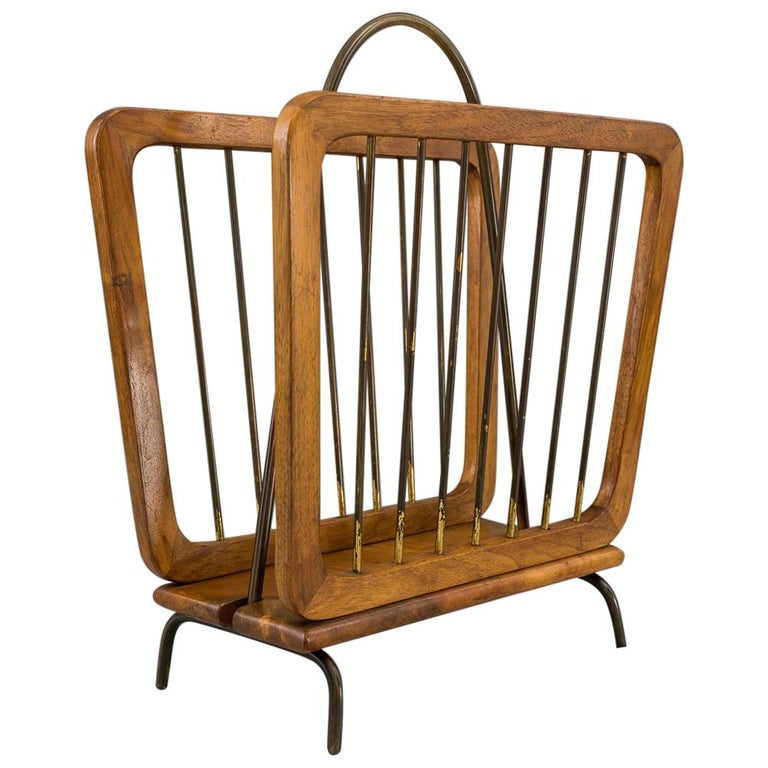 Viennese Magazine Rack, circa 1950s For Sale at 1stDibs