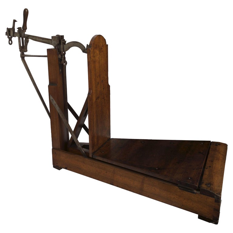 Viennese Walnut and Iron Antique Decimal Scale, 19th Century For Sale ...