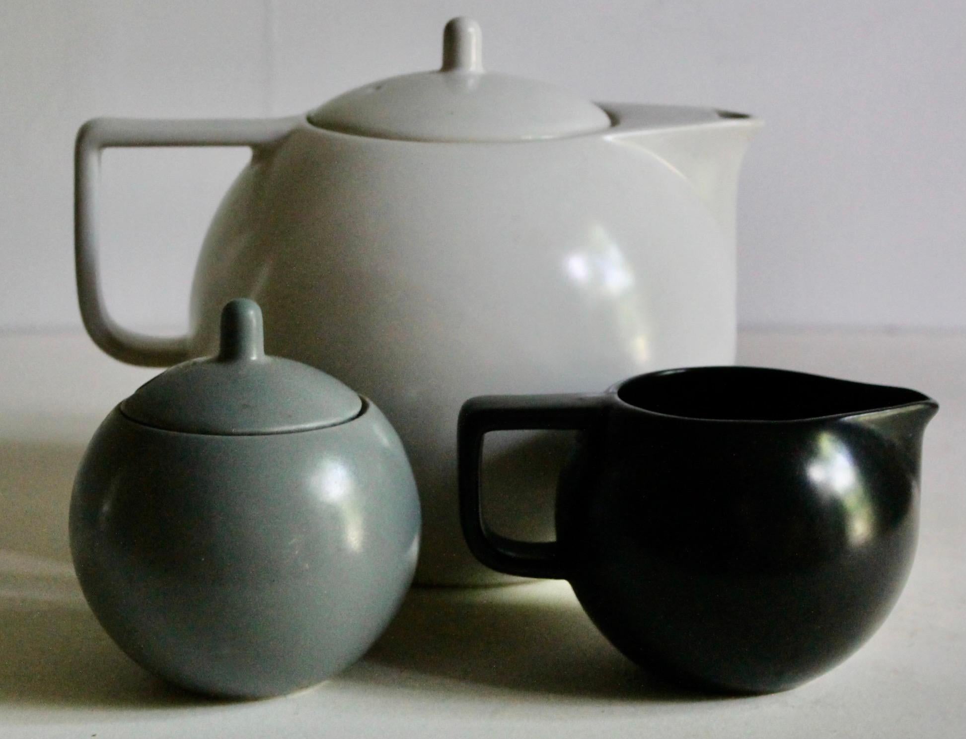 Vignelli Designs Sasaki Colorstone Tea Set at 1stDibs | sasaki teapot