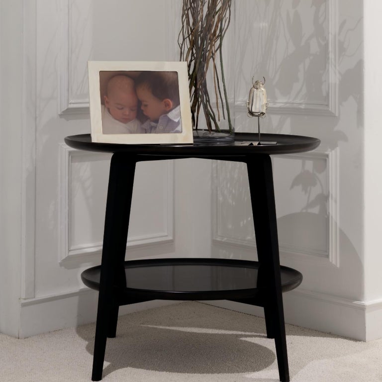 Vignon Lamp Table, Danish Style of the 50s with Metal Legs, Top and ...