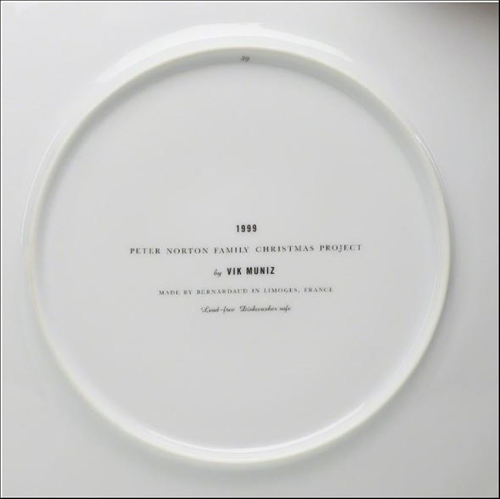 Vik Muniz - Peter Norton Christmas Project platter For Sale at 1stDibs ...