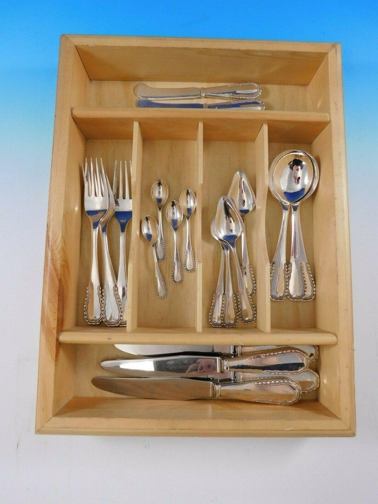 Viking by Georg Jensen Sterling Silver Flatware Set Danish 24 Piece ...