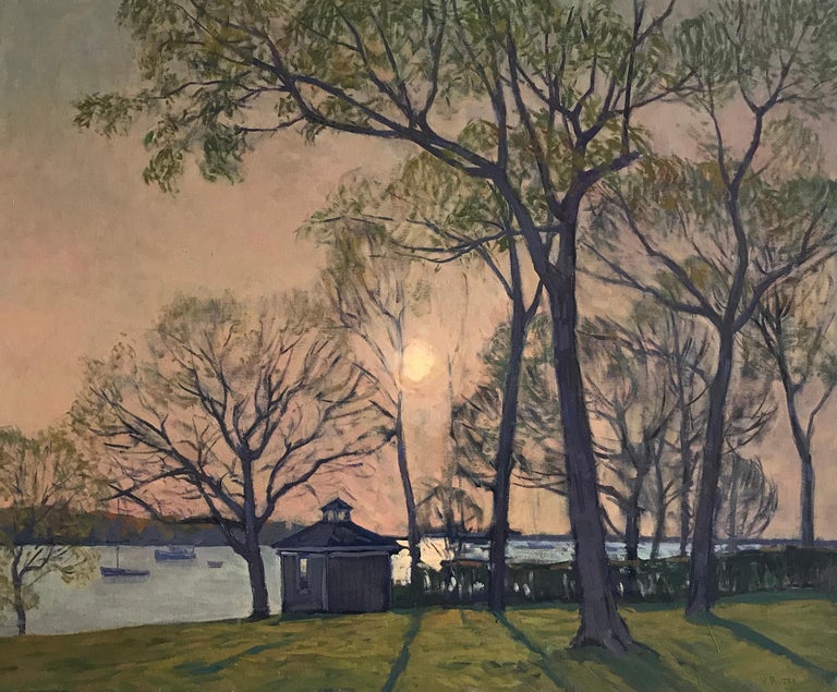 Viktor Butko - Sunset at Dering Harbor For Sale at 1stDibs