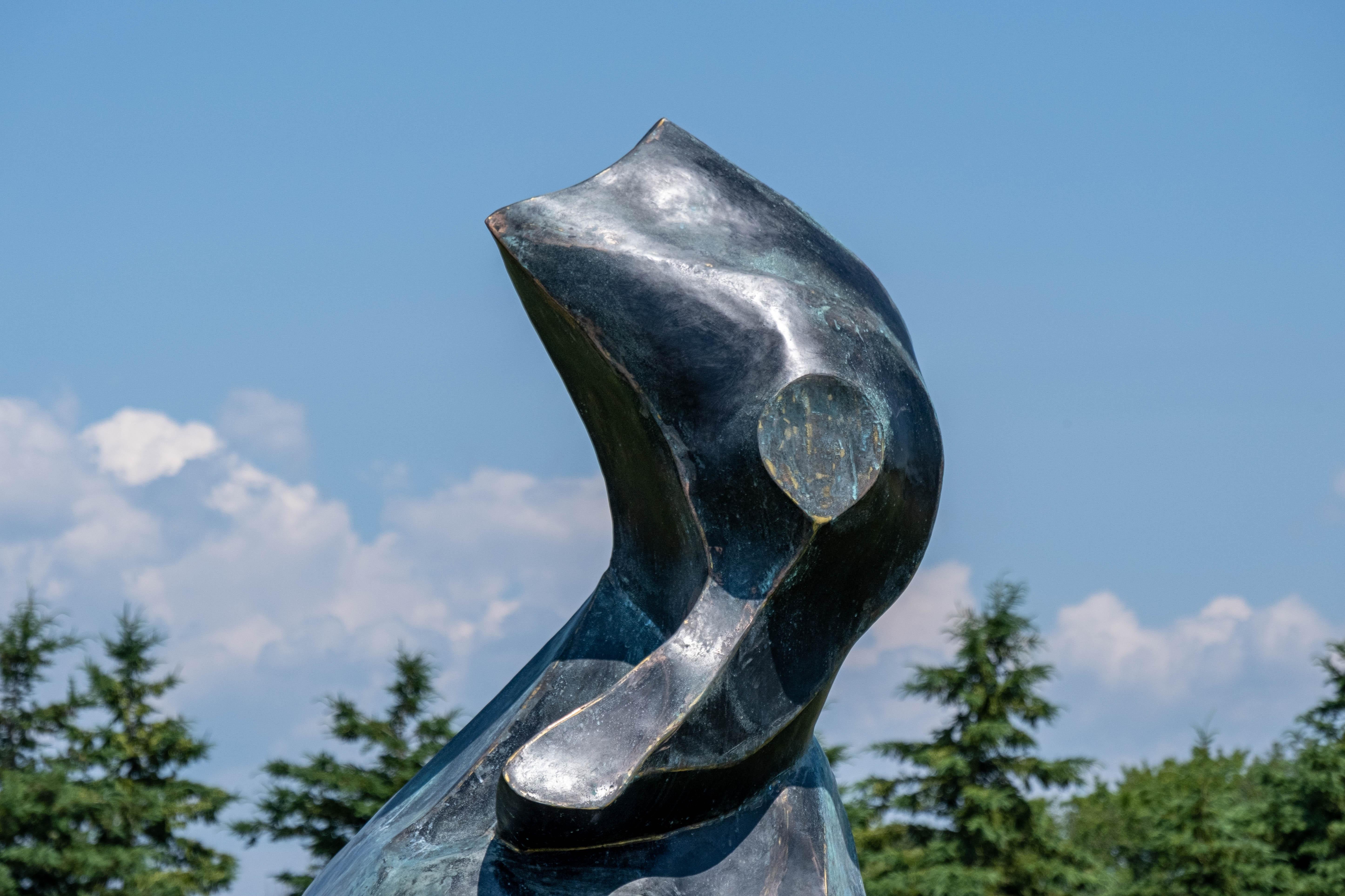 Viktor Mitic - Constellation Cygnus - large, tall, abstract, bronze ...