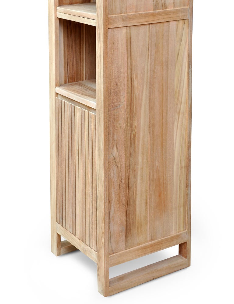 Villa Bathroom Column in Teak Wood For Sale at 1stDibs