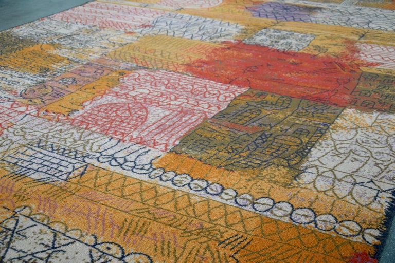 Florentine Villas Quarter Vintage Art Rug after Paul Klee For Sale at ...