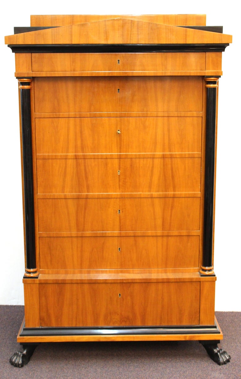 Villa Garnelo Internacional Biedermeier Style Secretary Chest at 1stDibs