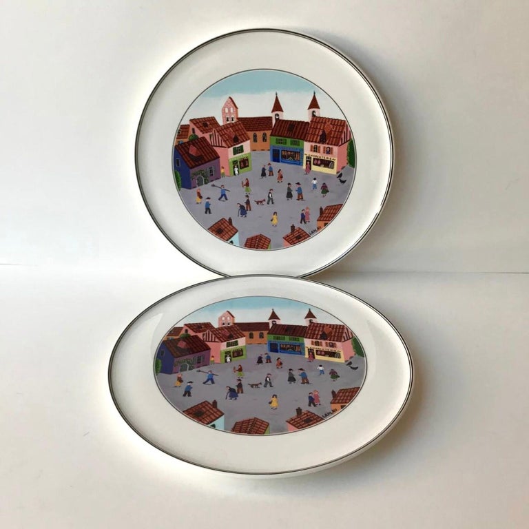 Villeroy and Boch LARGE Plate “Naif”, Luxembourg For Sale at 1stDibs