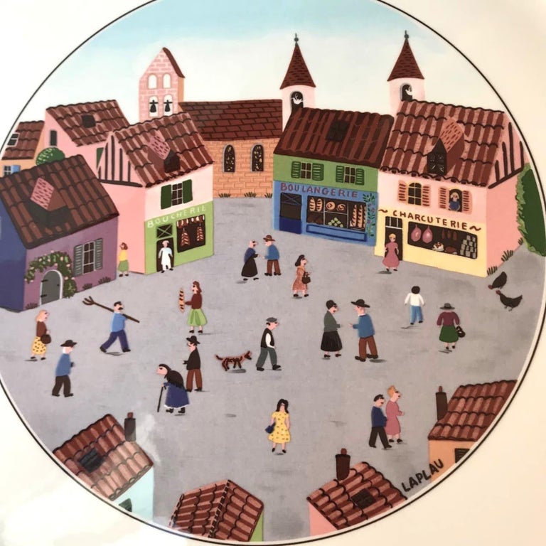 Villeroy and Boch LARGE Plate “Naif”, Luxembourg For Sale at 1stDibs
