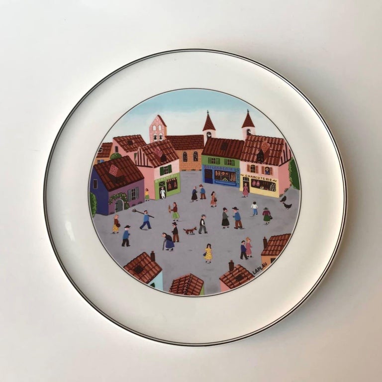 Villeroy and Boch LARGE Plate “Naif”, Luxembourg For Sale at 1stDibs