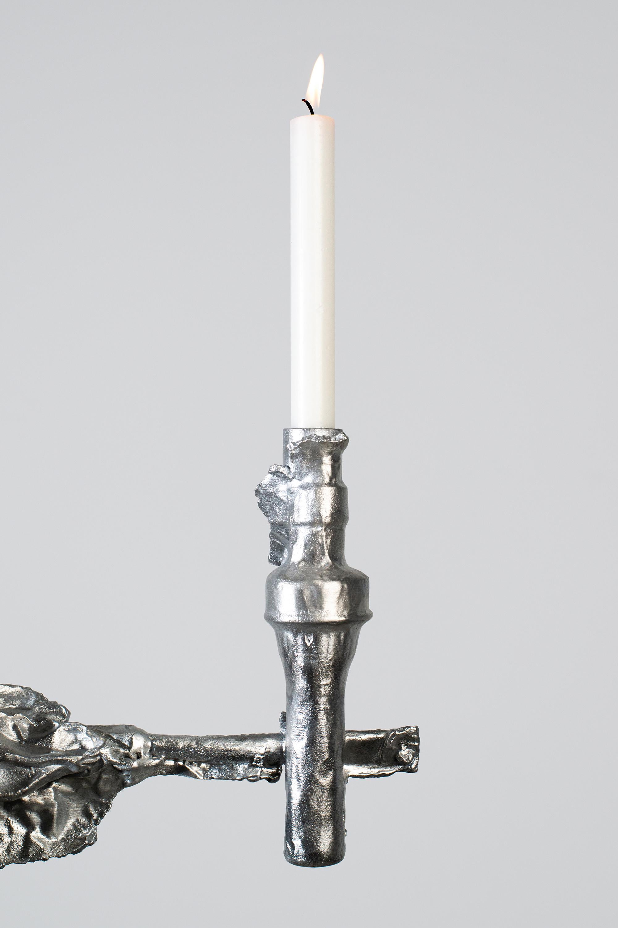 Vilnius Wastewater Candelabra by Vilius Dringelis For Sale at 1stDibs