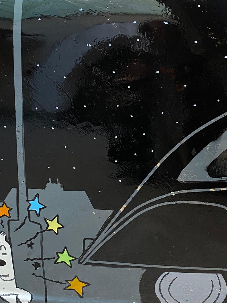 Vinc - Tintin and Snowy : The street light For Sale at 1stDibs