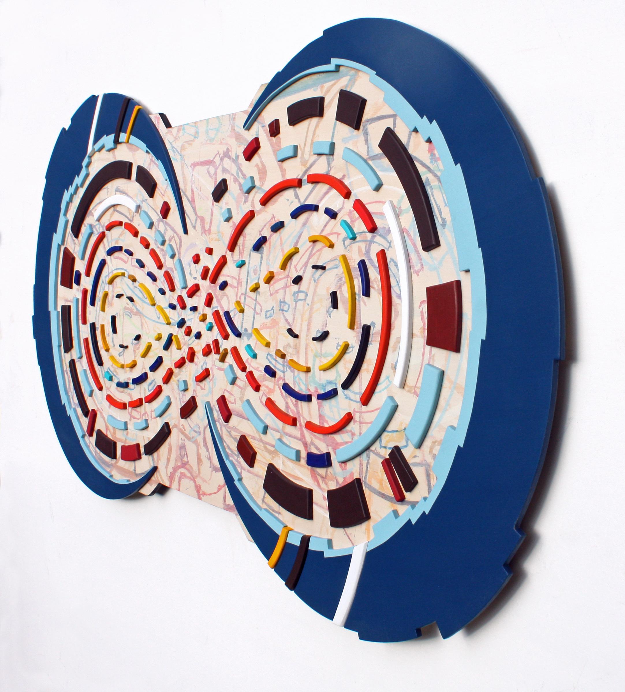 Diane Englander - Diane Englander, White Form on Red Wood, 2018 ...