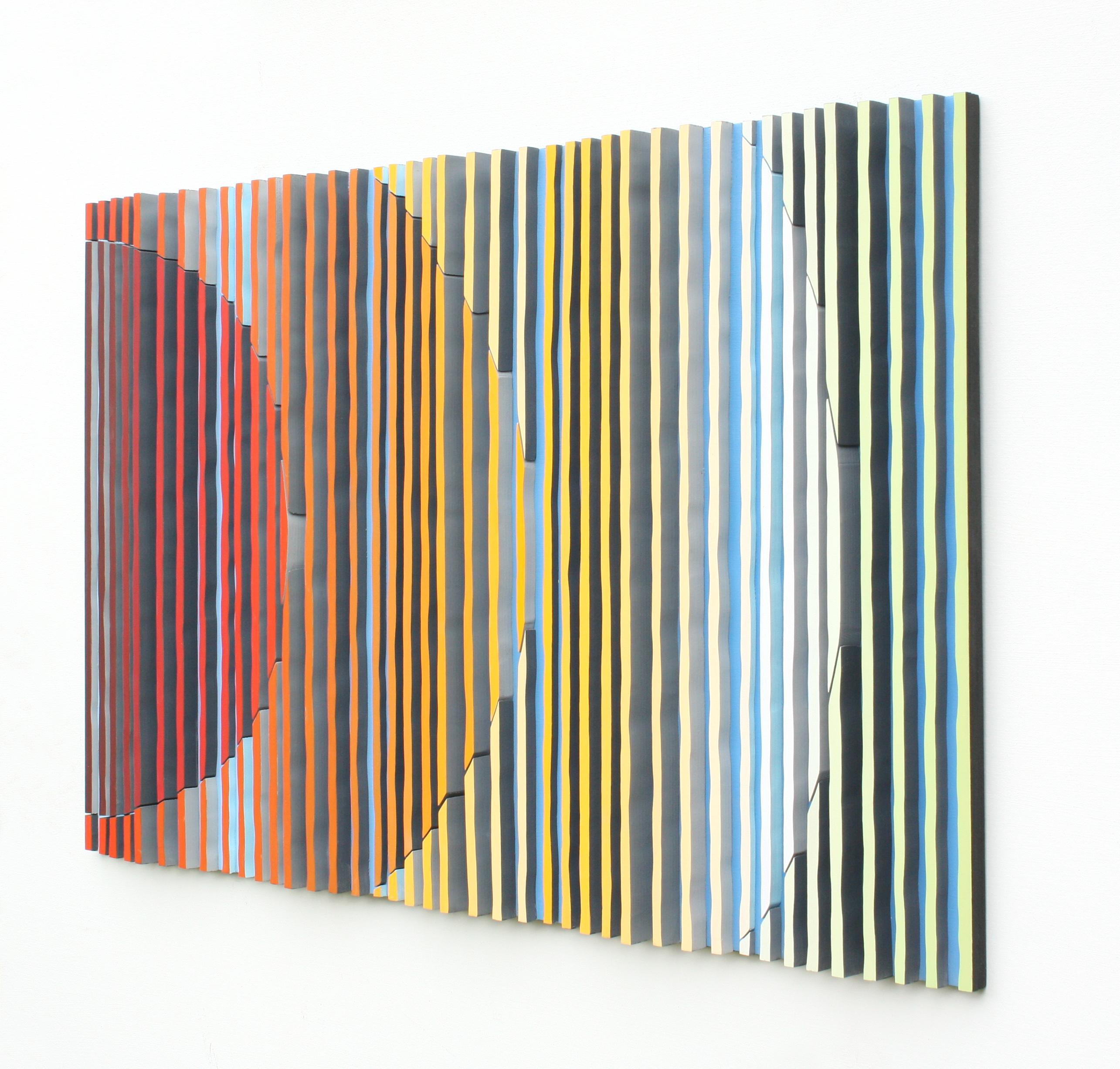 Diane Englander - Diane Englander, White Form on Red Wood, 2018 ...